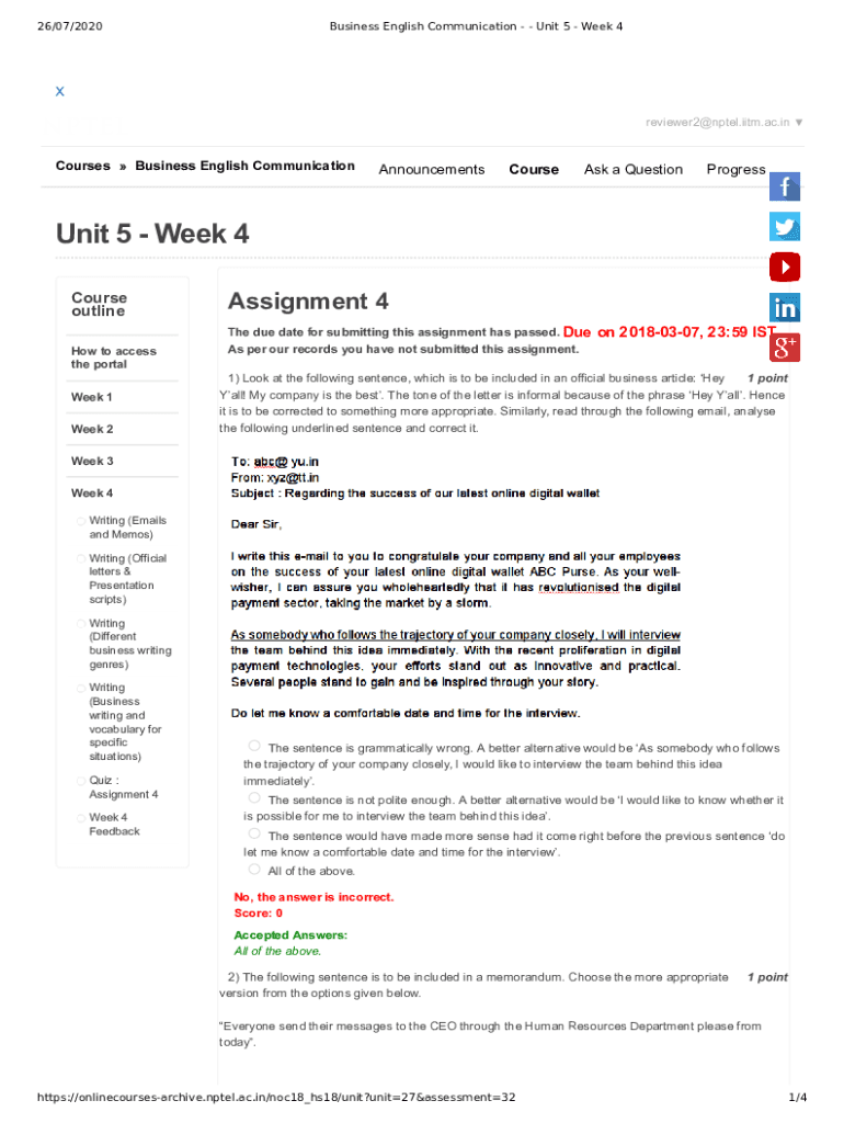 Fillable Online Unit 5 - Week 4 - Nptel Fax Email Print - pdfFiller