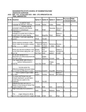 Fillable Online Maharashtra Computer Typing Exam New Syllabus Fax Email ...