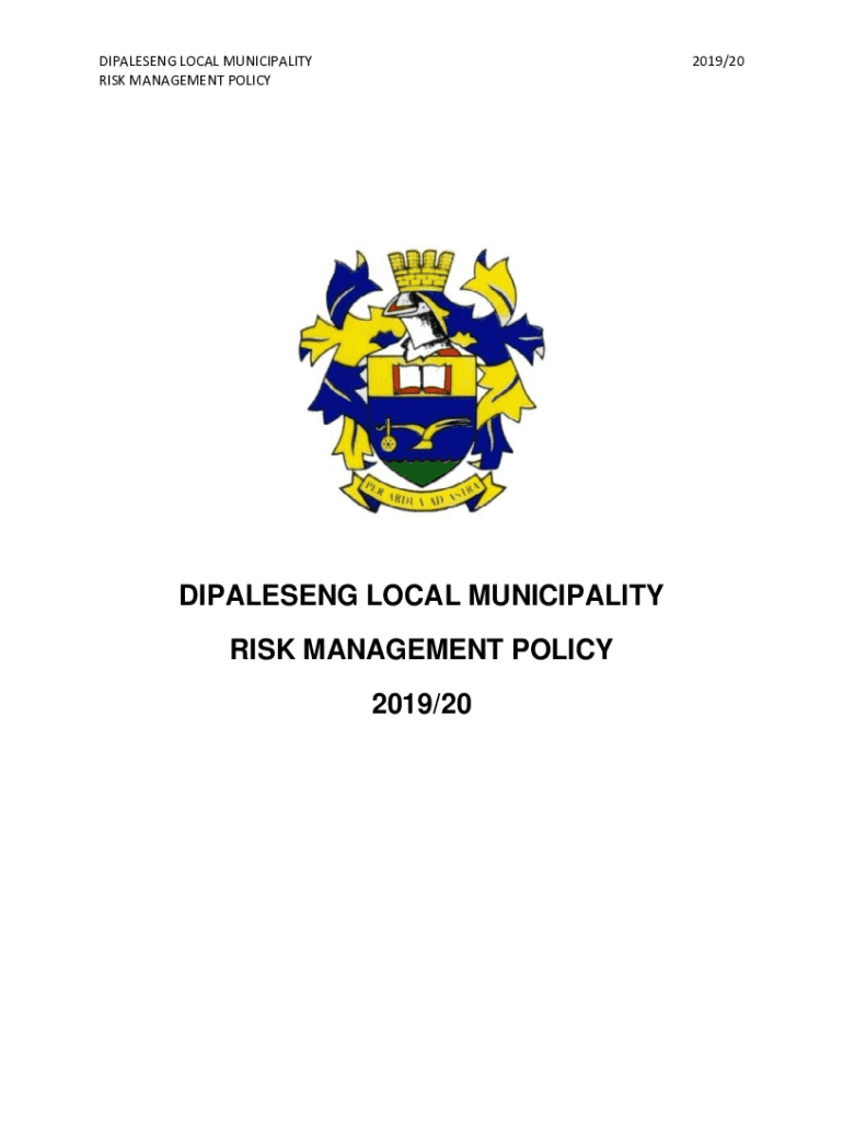 Fillable Online Best Approaches for Managing Risk for Your Municipality ...