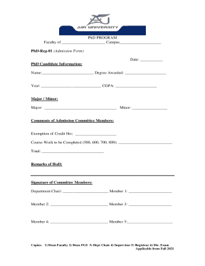 Fillable Online PhD Degrees: Definition, Application Requirements, and Key ... Fax Email Print ...