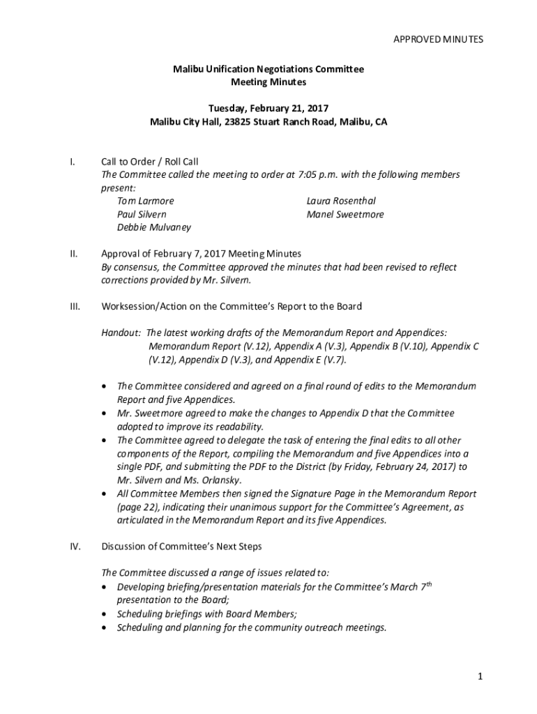Fillable Online Santa Monica Malibu Agree On Conceptual Framework For Fax Email Print 