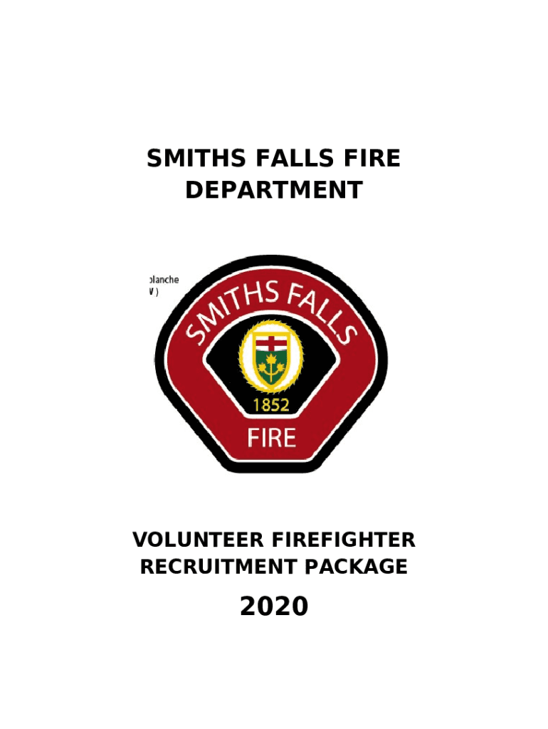 Jacob Dunning - Firefighter - Mississippi Mills Fire Department Doc ...