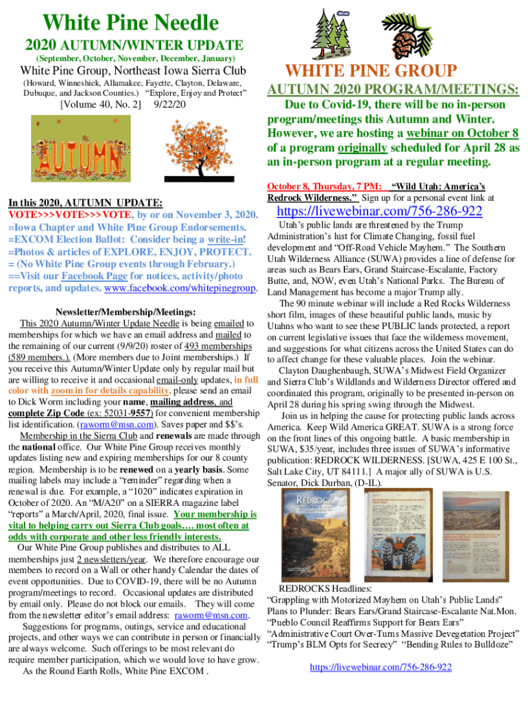Fillable Online (September, October, November, December, January) Fax ...