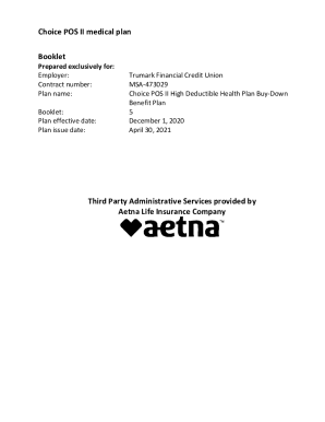 Fillable Online Summary of Benefits & Coverage - Banner Aetna Fax Email ...