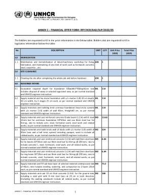 Fillable Online Request for Proposal (RFP) template - Standard projects ...