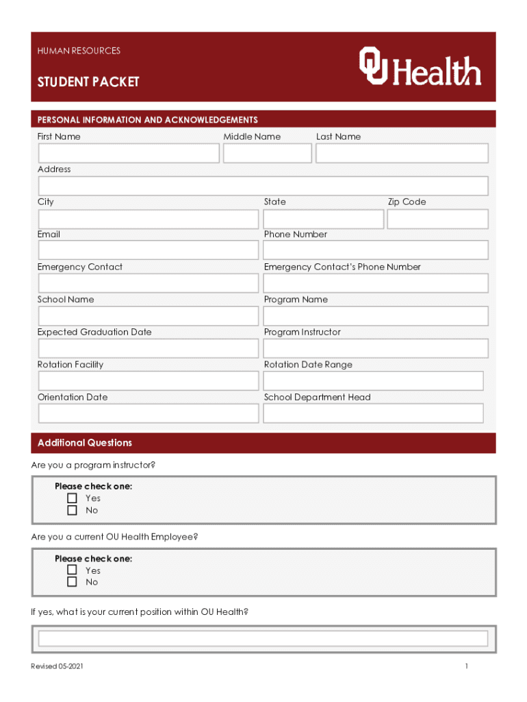 Fillable Online MEDITECH ACCESS REQUEST - Medical Students - OU Health ...