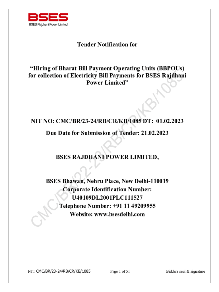 Fillable Online Quick Pay - Delhi - BSES Rajdhani Power Limited Fax Email Print - pdfFiller