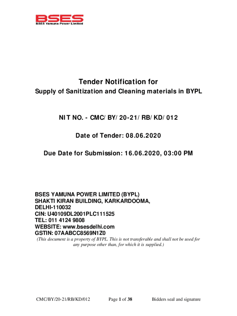 Fillable Online ADVERT TENDER NOTICE MINISTRY OF JUSTICE AND ... Fax ...