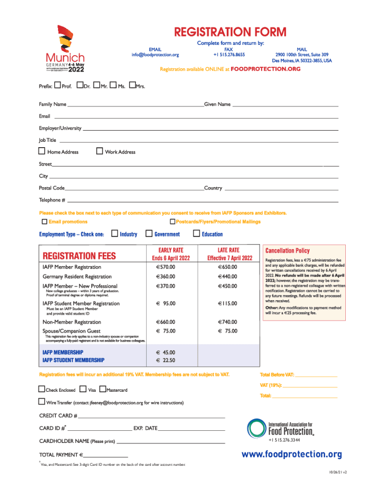 Fillable Online IAMFES Recognizes Excellence in Food Safety Fax Email ...