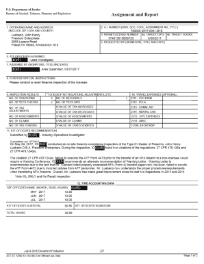 Fillable Online Assignment and Report (b) (6) (b) ( ... Fax Email Print ...