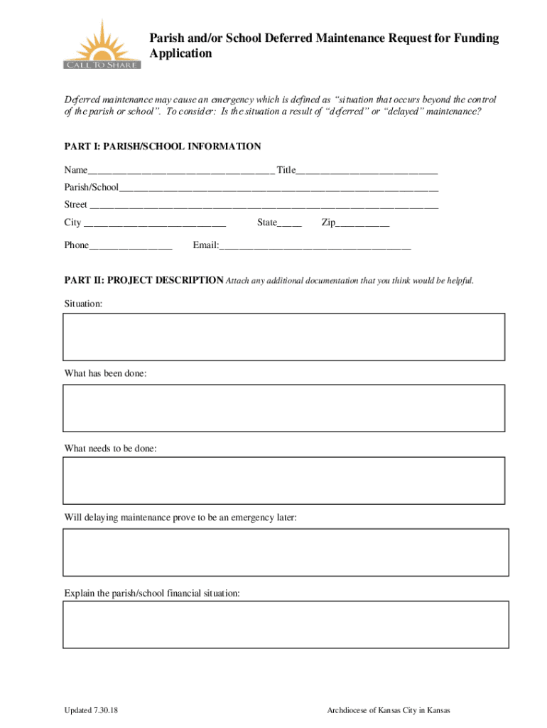 Fillable Online Deferred Maintenance 101: What Is It and Why It Matters ...