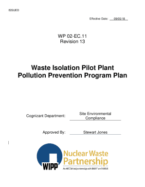 Fillable Online wipp energy Waste Isolation Pilot Plant Pollution ...