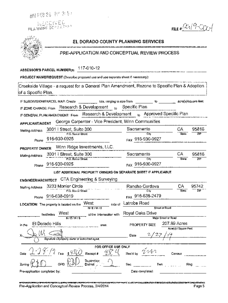 Fillable Online el dorado county planning and building department ... Fax Email Print - pdfFiller