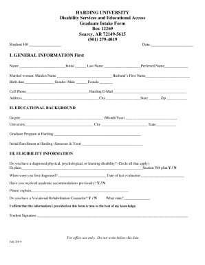 Fillable Online DISABILITY STATEMENT FOR INTERNATIONAL PROGRAMS Fax ...