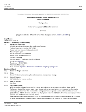 Fillable Online Services - 35767-2023 - TED Tenders Electronic Daily ...