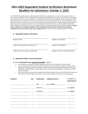 Fillable Online Your 2021-2022 Free Application for Federal Student Aid (FAFSA) was selected by ...