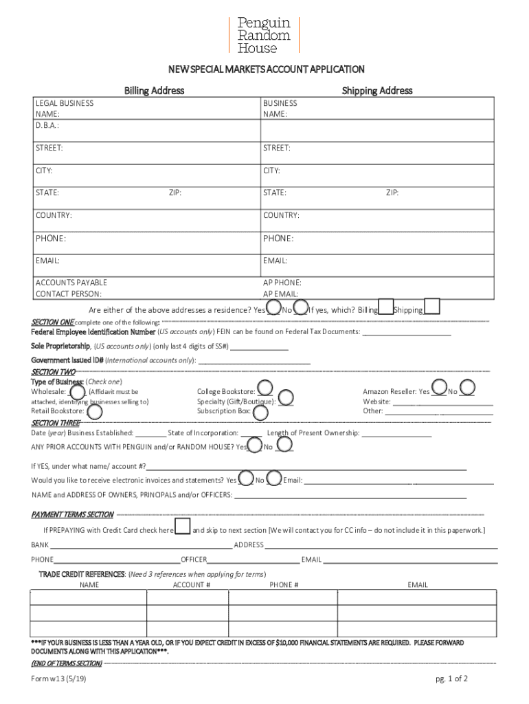 Fillable Online How Can I Get Published?Penguin Random House Fax Email ...