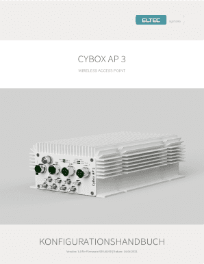 Ausfüllbar Online ELTEC CyBox AP-A Access Point with Integrated Compact ...