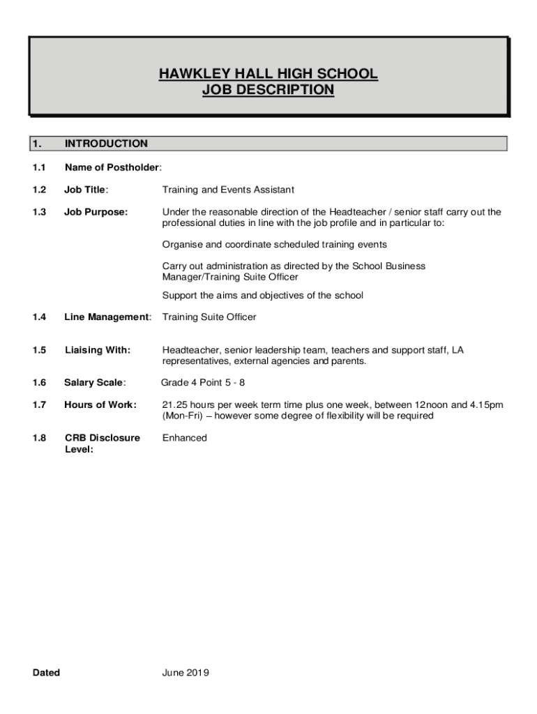 Fillable Online Senior Science Technician - Rowan Learning Trust Fax ...