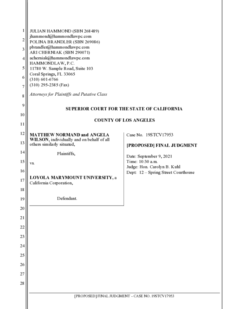 Fillable Online Notice of Motion and Motion for Preliminary Approval of ...