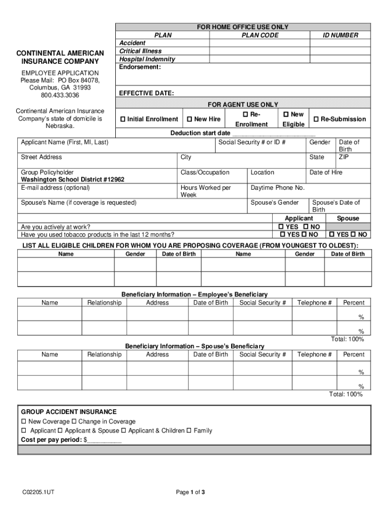 Fillable Online Aflac-Enrollment-Form.pdf - Broward Health Fax Email ...