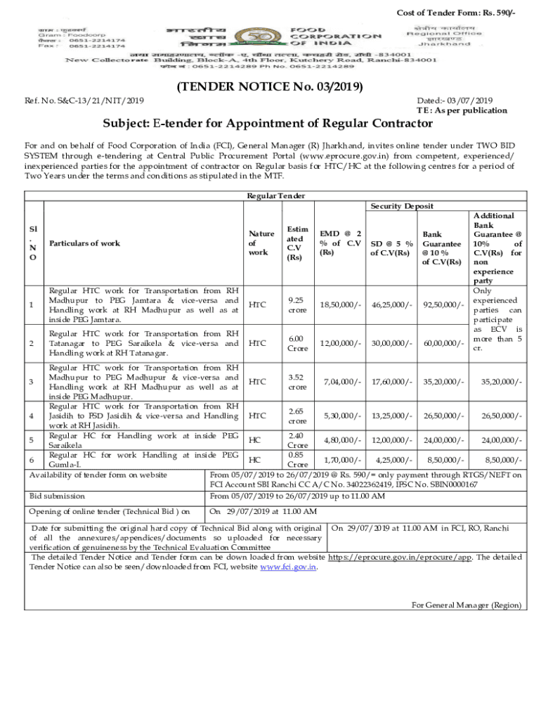 Fillable Online fci gov Training Study Material (QC) - Food Corporation ...
