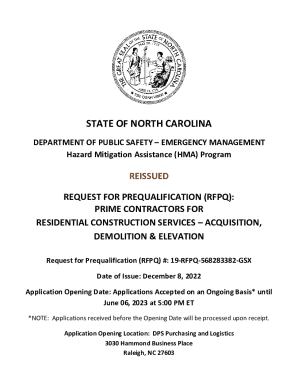 Fillable Online FEMA HMGP RFP Professional Services- 5/18/22 Final ...