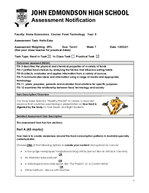 Fillable Online Food Technology Worksheets Fax Email Print - pdfFiller