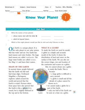 Fillable Online 8th Class Social Science Assessment Worksheet 8 (29/11 ...