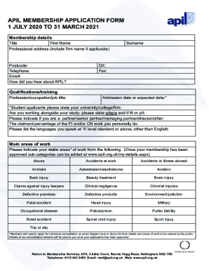 Fillable Online Corporate Membership Application Form Name of firm ...