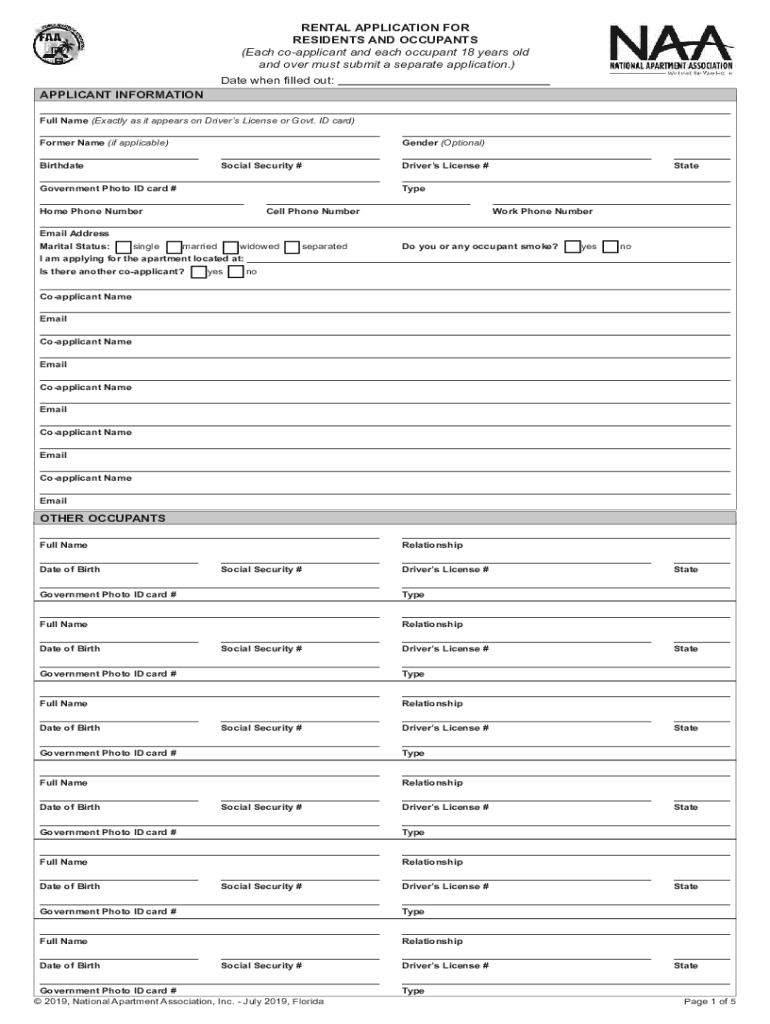 Fillable Online RESIDENTS AND OCCUPANTS Fax Email Print - pdfFiller