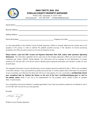 Fillable Online OFFICE INCOME AND EXPENSE SURVEY Fax Email Print ...