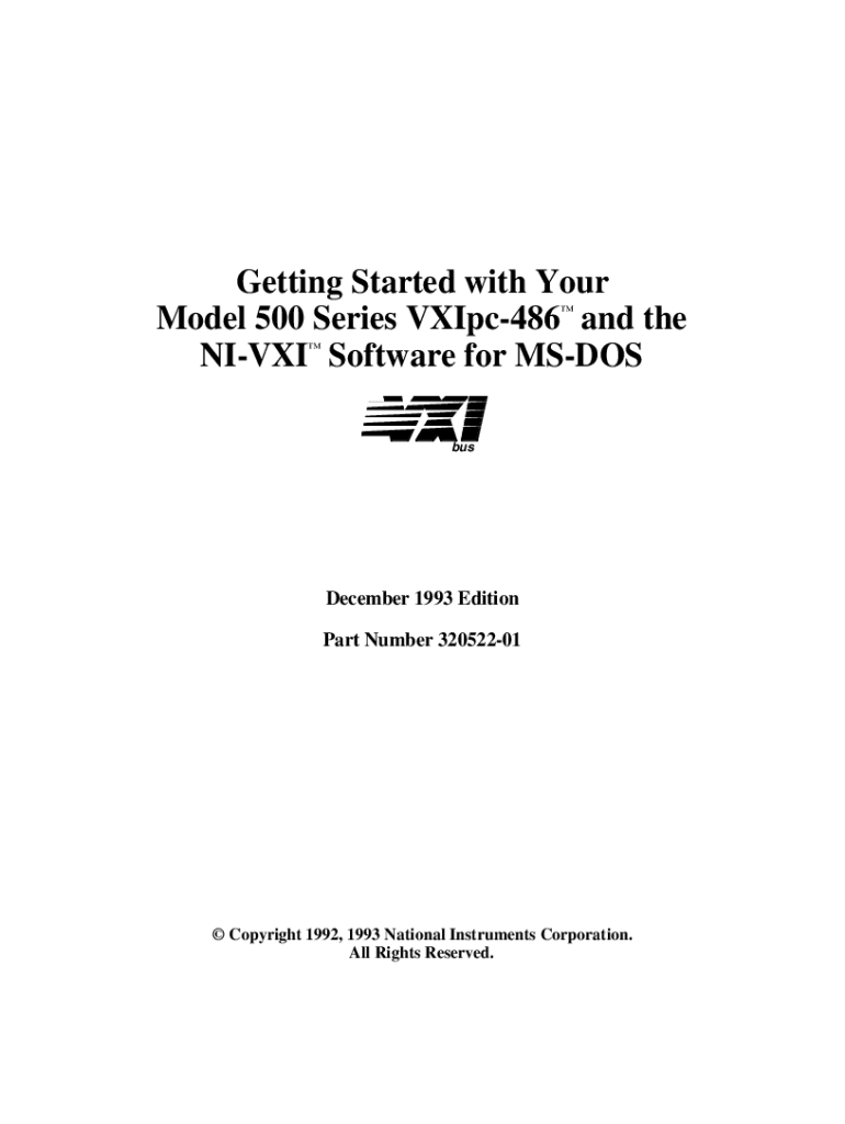 Fillable Online Using Your Ni Daq Software With Your Vxi Daq Module Fax Email Print Pdffiller