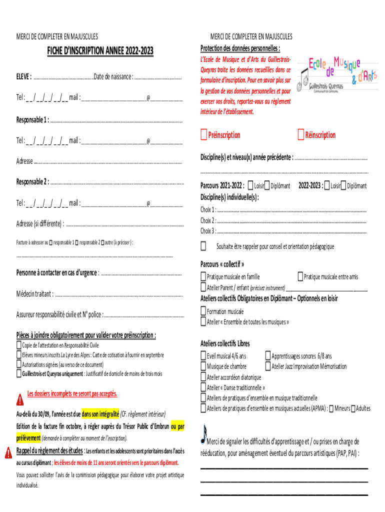 Remplissable En Ligne static reseaudesintercoms dossier d'inscription pour les lves entrant en ...