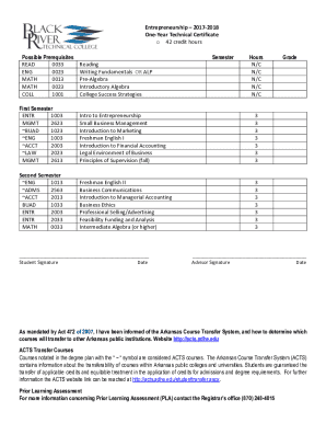 Fillable Online Department Course Descriptions - College Catalog Fax ...