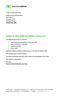 Fillable Online Notice of EGM and Explanatory Statement - Listcorp Fax ...