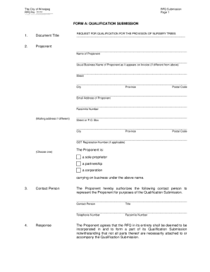 Fillable Online RFQ Submission Fax Email Print - pdfFiller