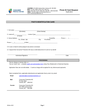 Fillable Online Photo ID Request Fax Email Print - pdfFiller