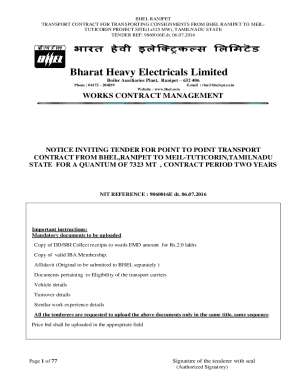 Fillable Online TRANSPORT CONTRACT FOR TRANSPORTING CONSIGNMENTS FROM ...