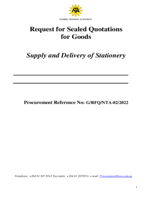 Fillable Online Postal Address: Private Bag 13309. Windhoek, Namibia ...