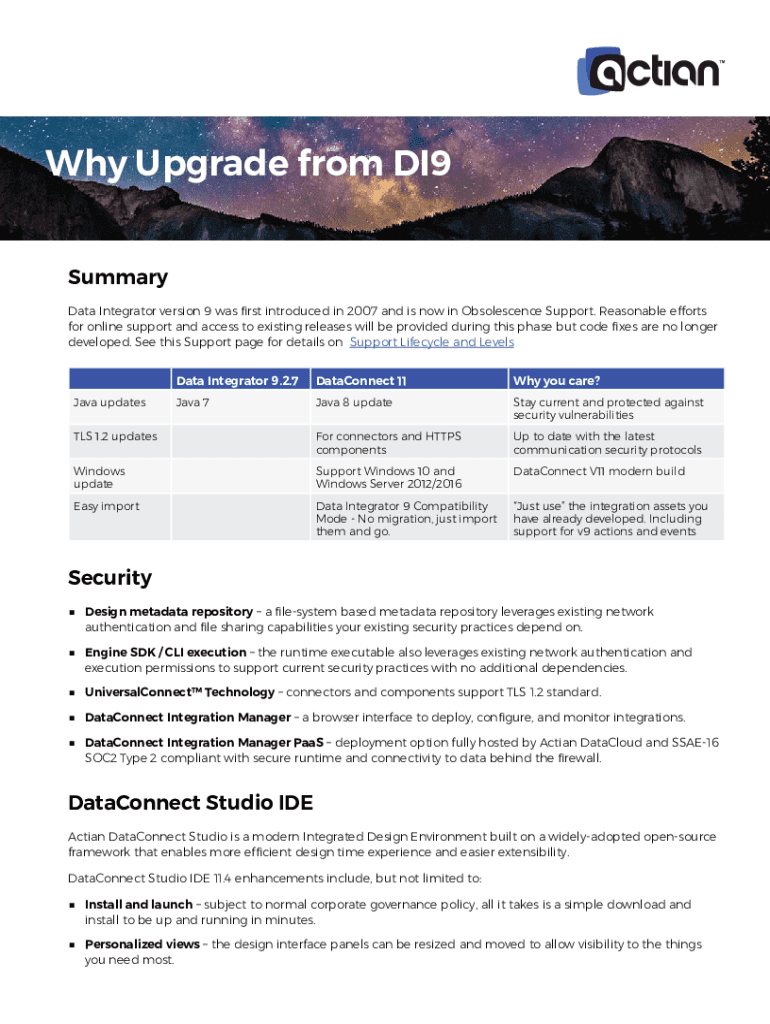 Fillable Online 1 Overview of the Oracle Data Integrator Upgrade Process Fax Email Print - pdfFiller