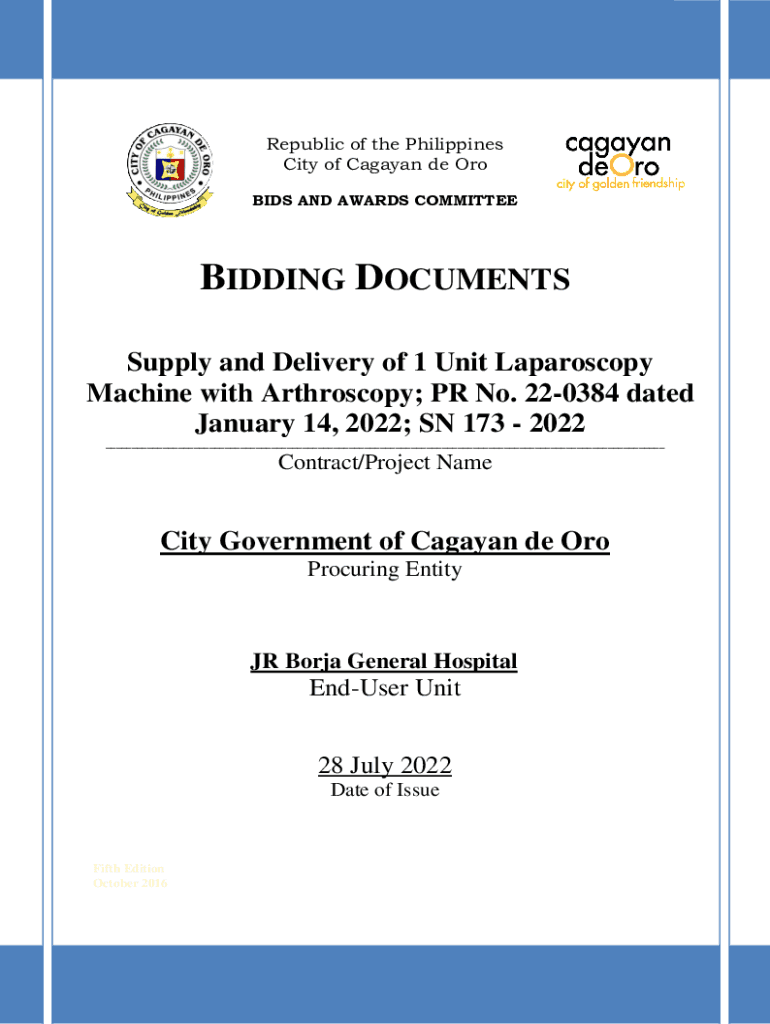 Fillable Online BIDS AND AWARDS COMMITTEE I - UPM Procurement Fax Email Print - pdfFiller