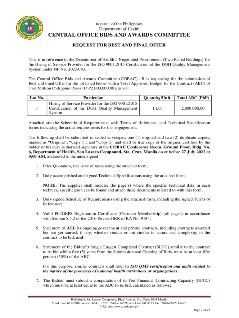 Fillable Online doh gov Department Memorandum 2022-0141 - DOH Fax Email ...