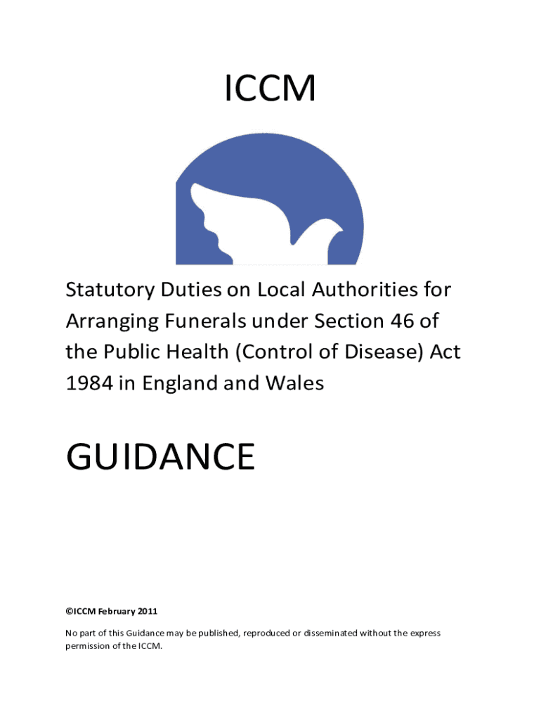 Fillable Online Section 45C of the Public Health (Control of Disease ...