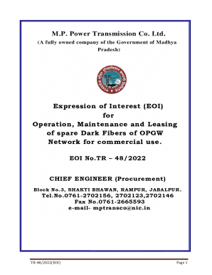 Fillable Online MP Power Transmission Company Ltd - Energy Department ...