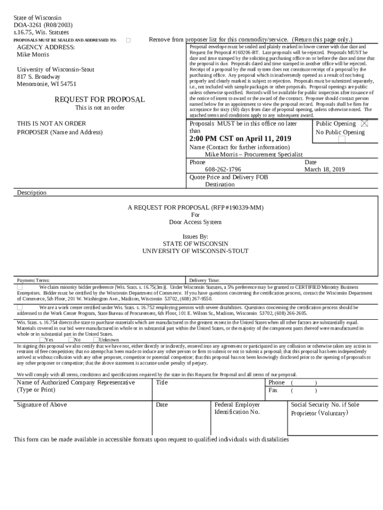 : Request for Proposal Cover Sheet - VendorNet Doc Template | pdfFiller