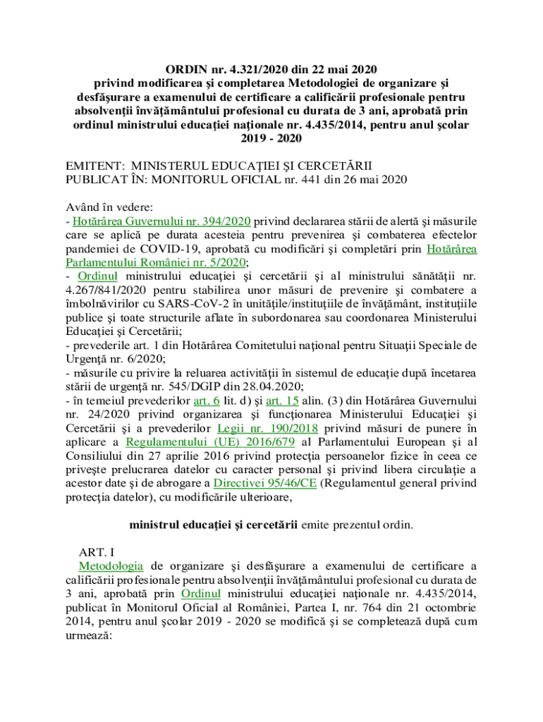 Fillable Online Examen certificare competente profesionale - nivel 3, 4 ...