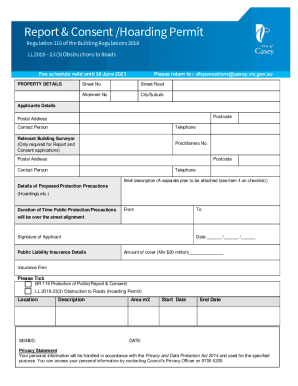 Fillable Online Freedom of Information Application Form - City of Casey ...