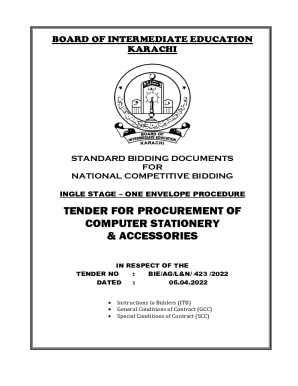 Fillable Online TENDER FOR PROCUREMENT OF COMPUTER ... Fax Email Print ...