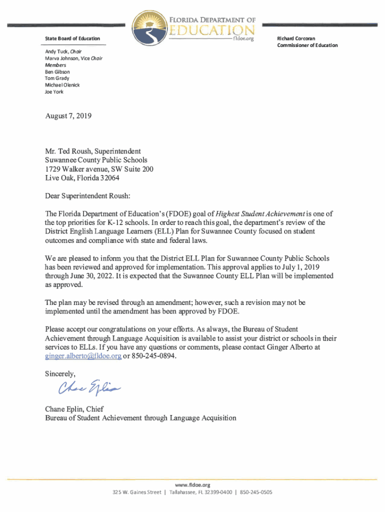 Fillable Online State Board of Education - Politico Fax Email Print ...